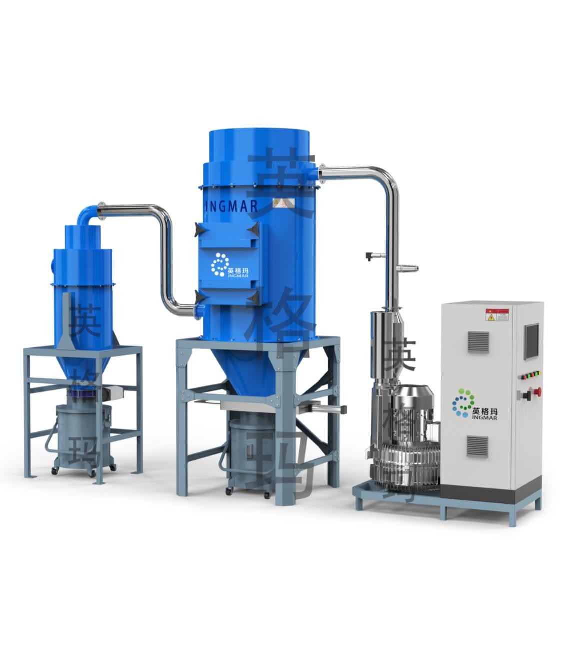YD Double Pump Vacuum Cleaning System , Industrial Workshop Vacuum Cleaners