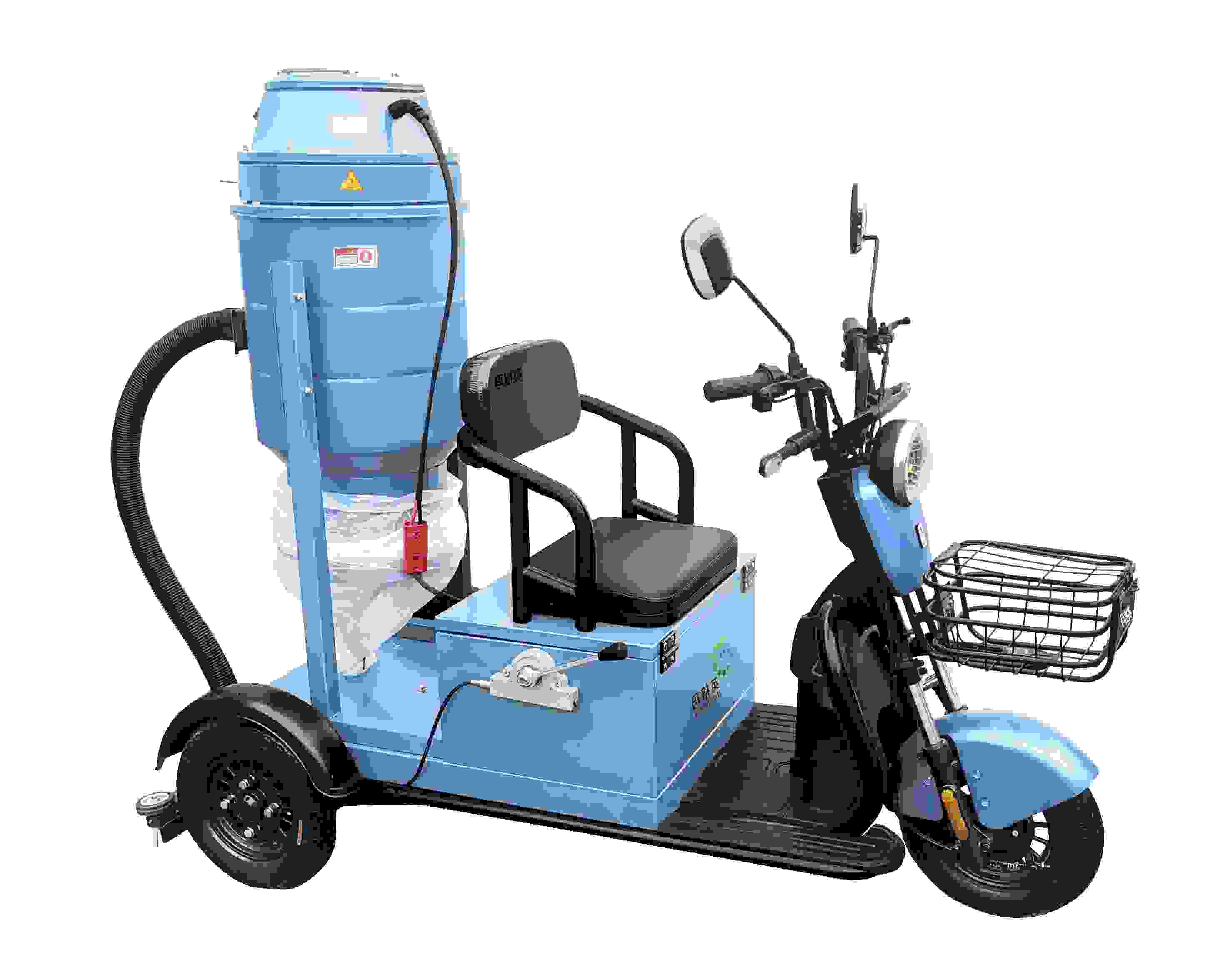 3 Wheel Electric Industrial Riding Vacuum Cleaners For Dust Free Workshops
